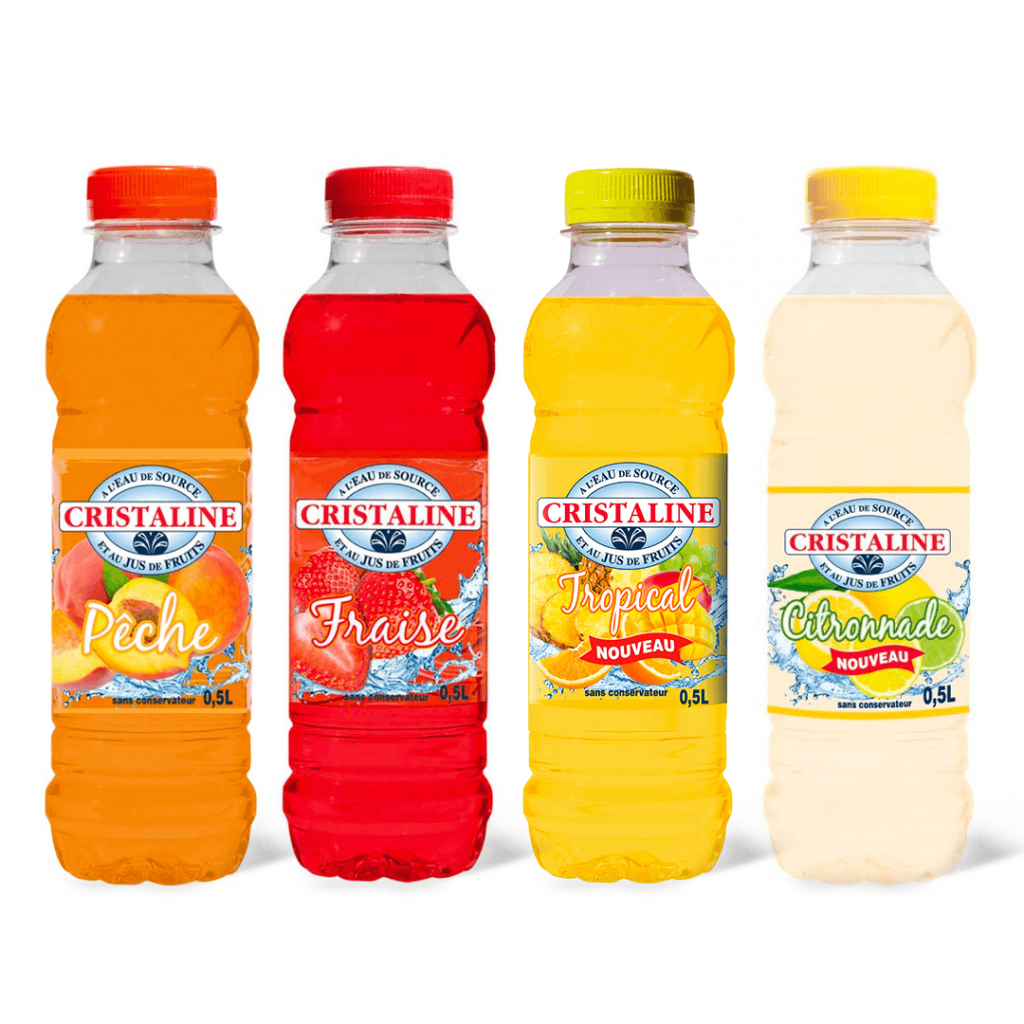 Eau aromatisée Cristaline 50cl – PLACE PIZZA